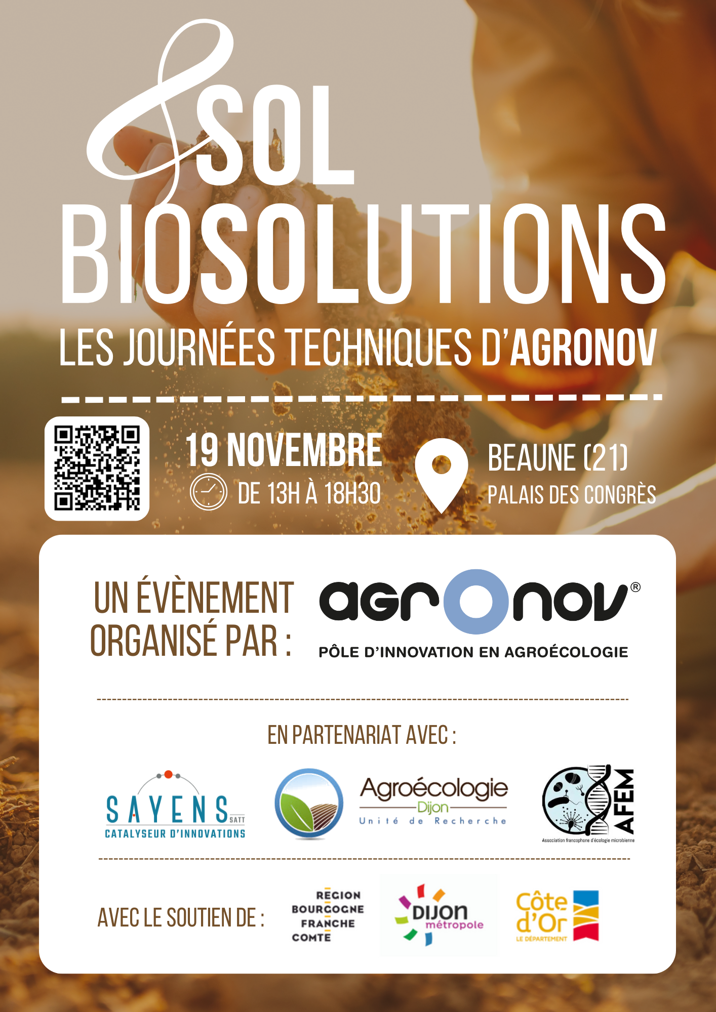 AFFICHE - A4 (portrait) - QR code - Agronov